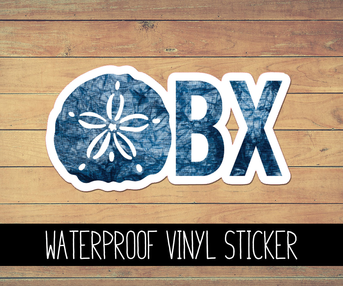 Outer Banks OBX Vinyl Waterproof Sticker Yeti Decal Beach | Etsy