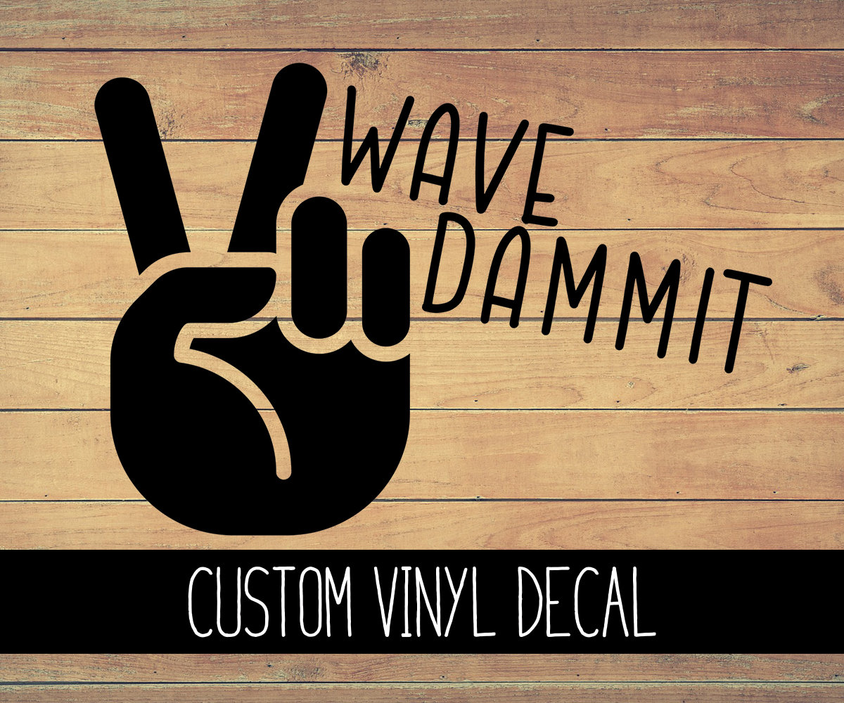Wave Dammit 4x4 Vinyl Decal Yeti Decal Offroad Inspired - Etsy