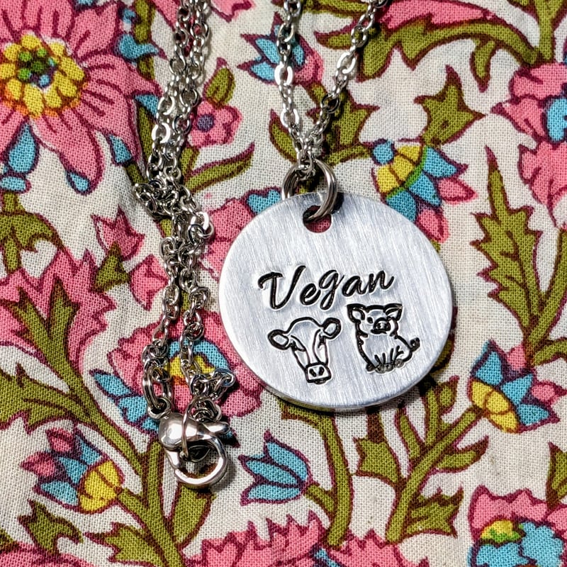Vegan Pendant - Etsy