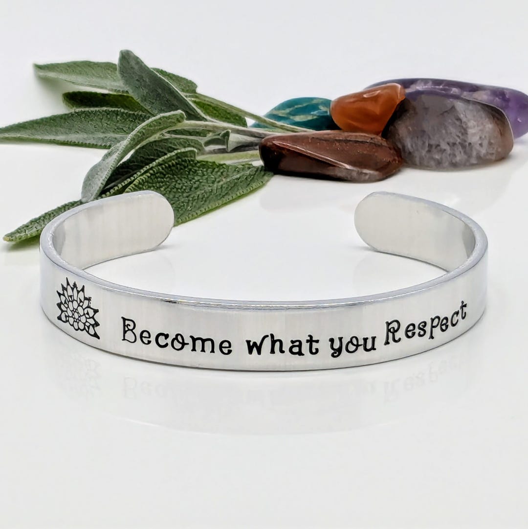 Become What You Respect Bracelet~law of Attraction Jewelry ...