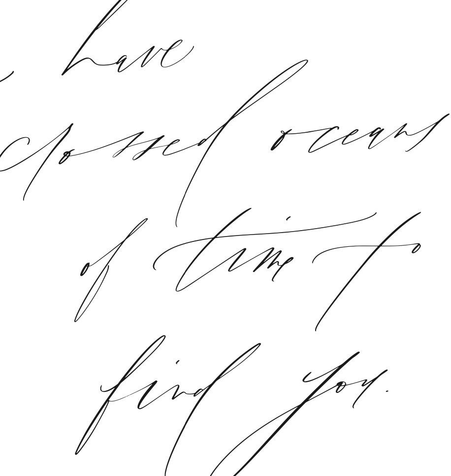 Love Quote in Modern Script Hand Drawn Printable Art - Etsy