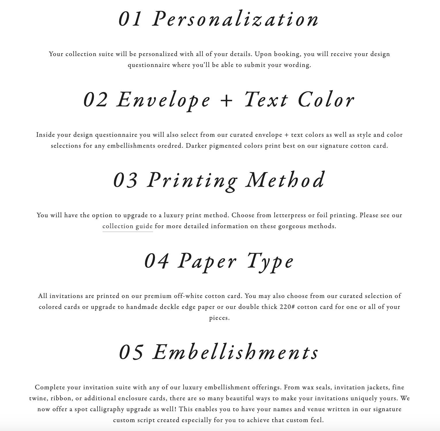 Modern, Minimalist Wedding Invitation Sample Set THE VERA SUITE - Etsy