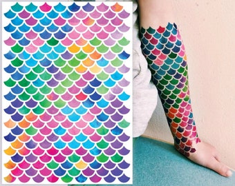 Fish Scale Tattoo - Etsy UK