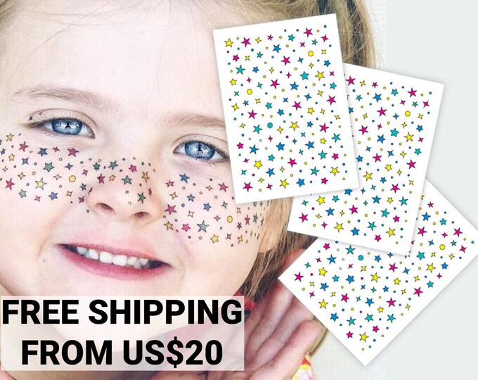 Sprinkle Freckles Temporary Tattoo Transfers. 3 Sheets of - Etsy