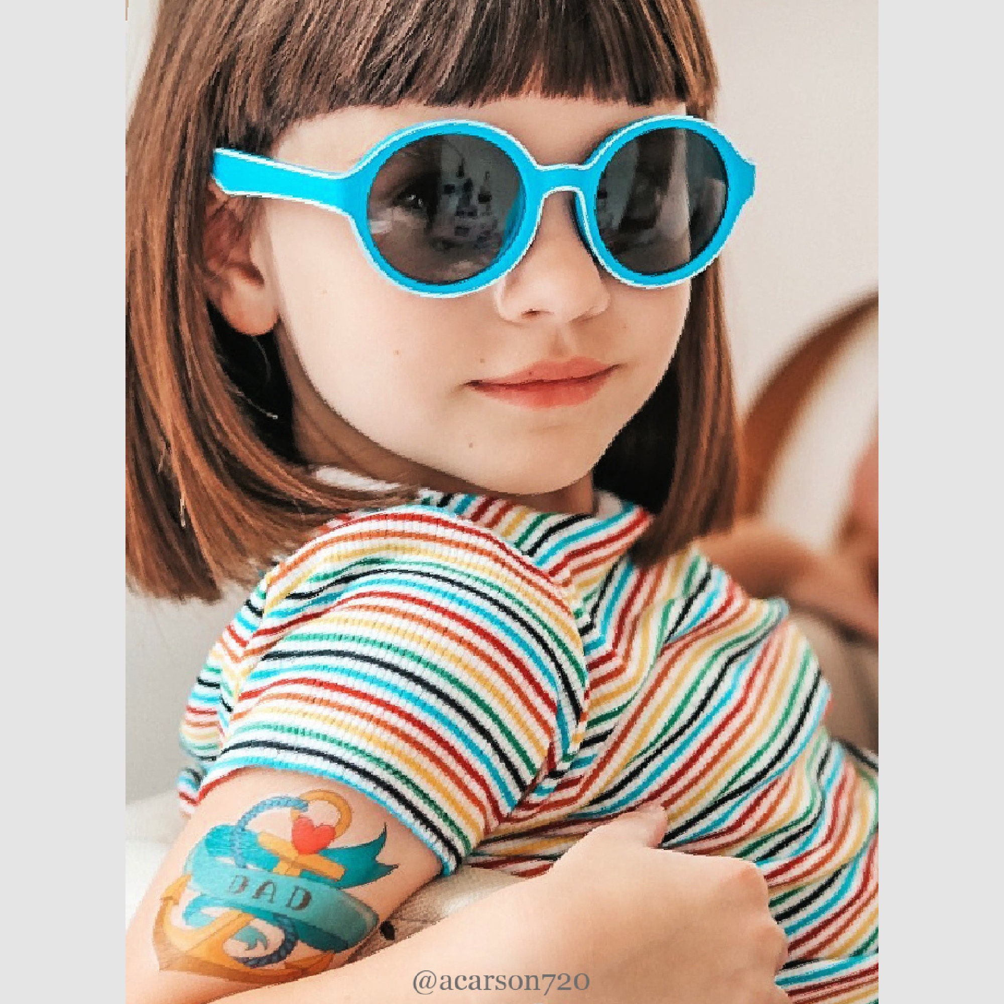 Love Dad Temporary Tattoo Transfers. Set of 3 Anchor and - Etsy