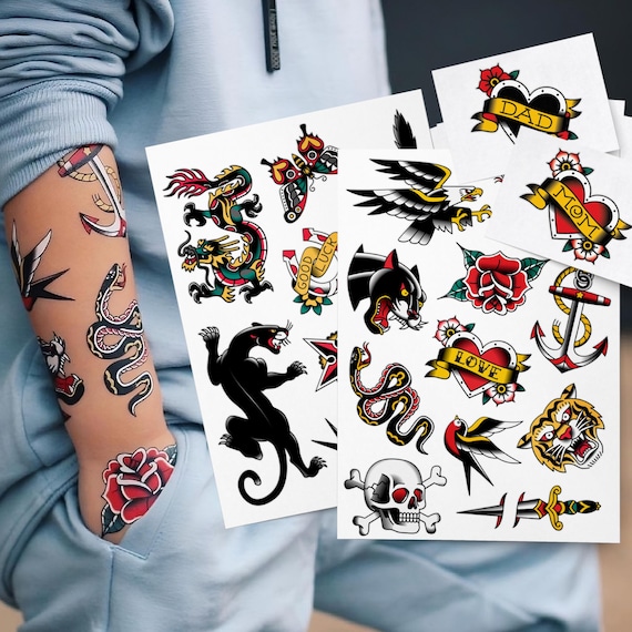 Old School American Traditional Tattoos American Traditional Tattoos