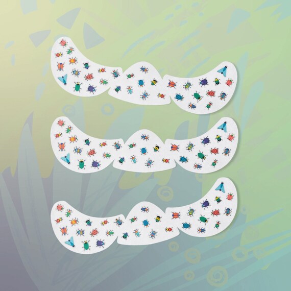 Bugs Freckles Temporary Tattoo Transfers. Set of 3 Sheets of Face ...