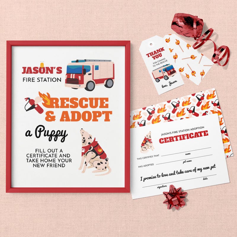 Rescue Dog Sign - Etsy