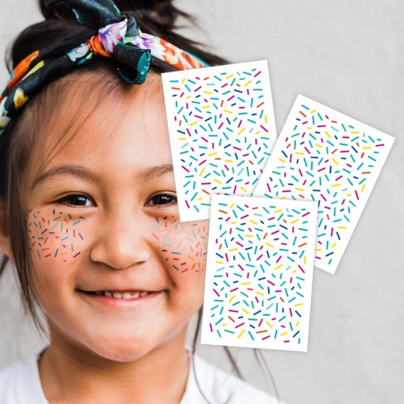 Sprinkle Freckles Temporary Tattoo Transfers. 3 Sheets of Sprinkles ...