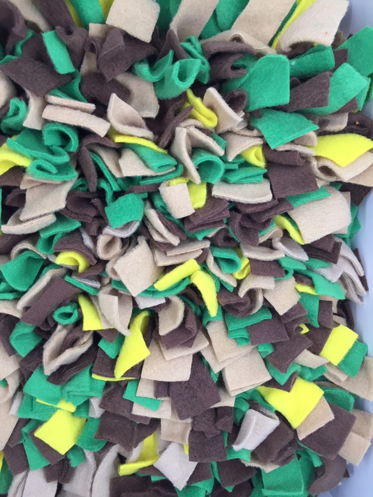 Earthy Colors Washable Snuffle Mat/ Pet Nose Work Foraging | Etsy