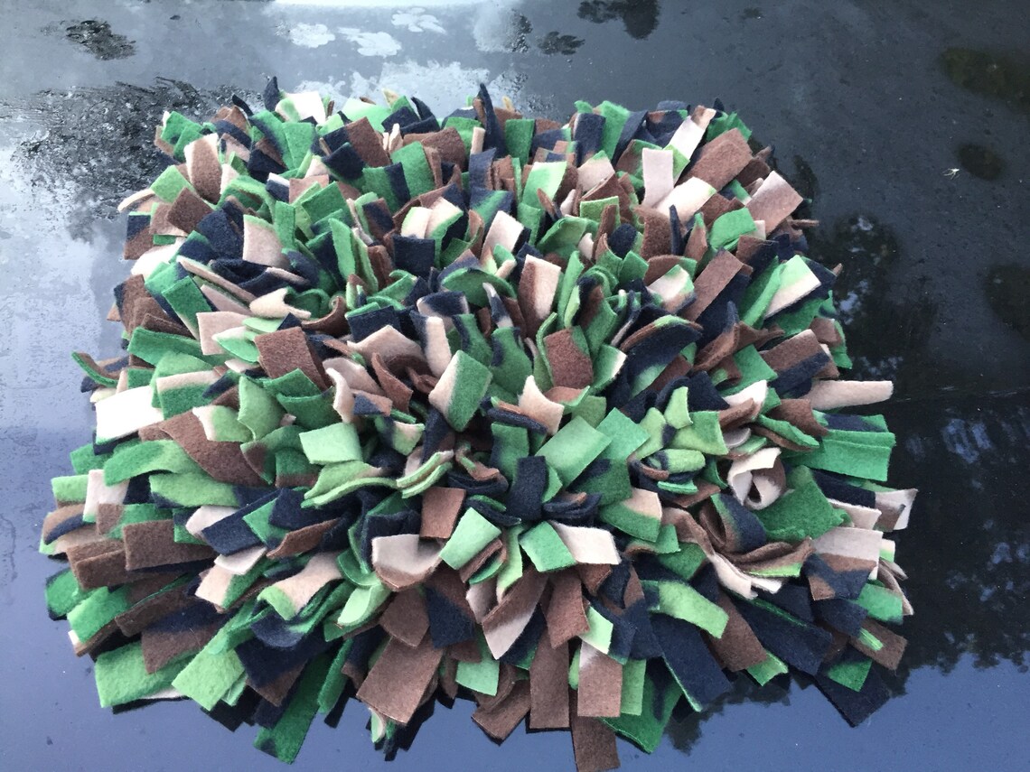 Camo Print Snuffle Mat Interactive Pet Toy Foraging/rooting | Etsy