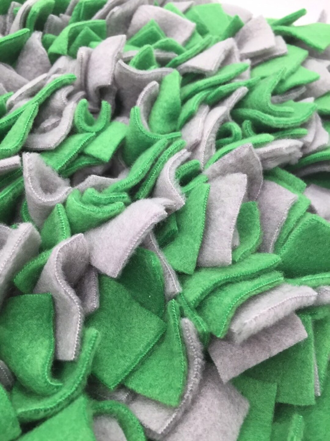 Sensory Fidget Mat Choose Your Size Green & Gray Washable May/ ADHD ...