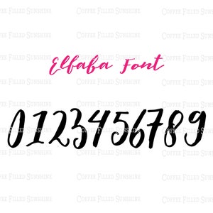 ELFABA SCRIPT FONT - Svg Font, Cut/print File, Instant Download ...