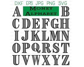 Money font | Etsy