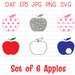 TEACHER APPLES SVG - Teacher Gift, Digital File, Cut Print File ...