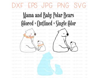 Digital DEER Clip Art Momma and Baby Mama Deer Baby Deer | Etsy