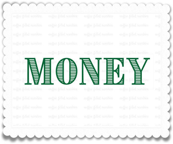 MONEY FONT and NUMBERS, Svg Money Letters, Currency Font, Digital Cut ...