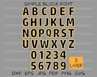 INLINE VECTOR FONT Svg Letters Cutter File Printable - Etsy