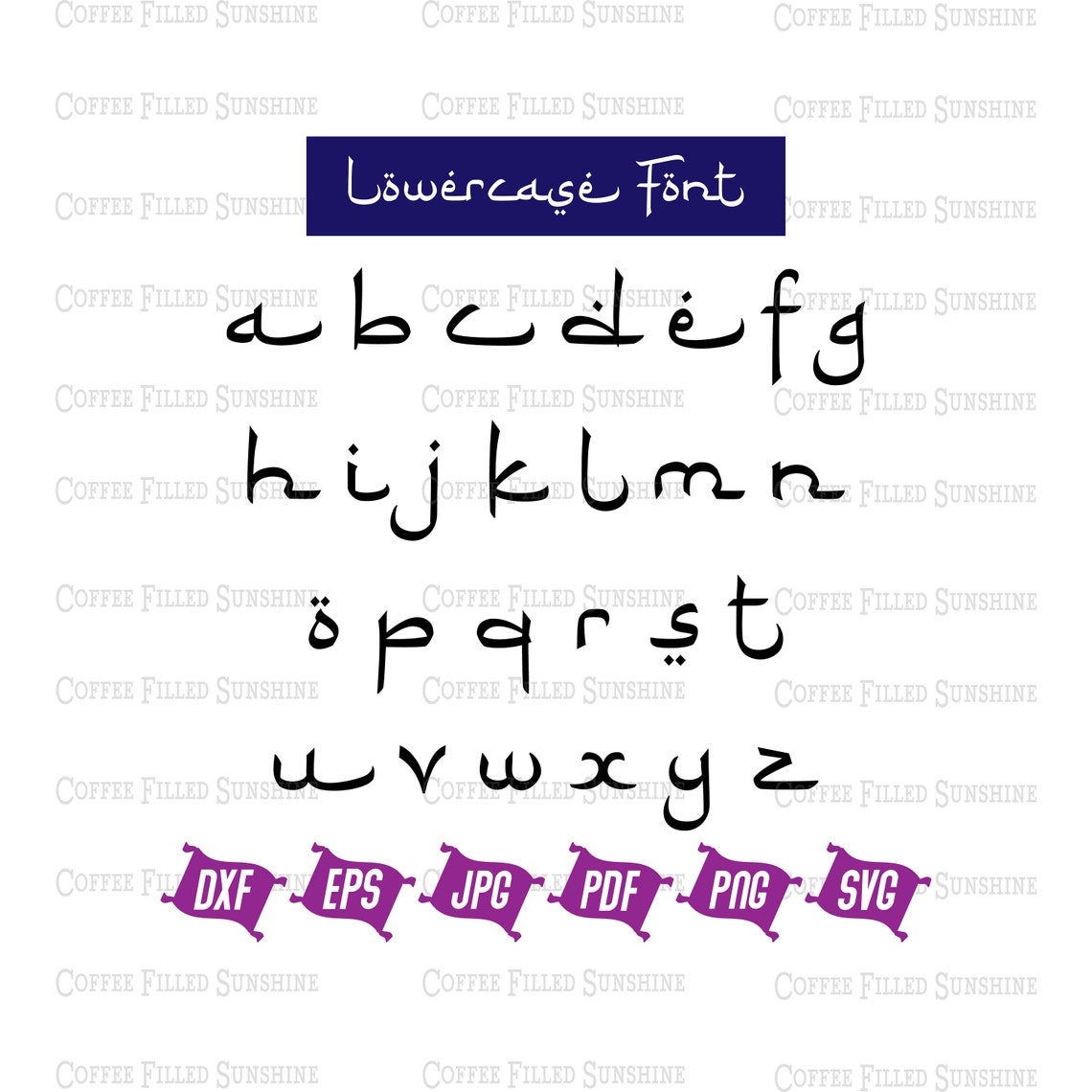 ALADDIN FONT - Arabic Vector Font, Instant Digital Download, Dxf Eps ...