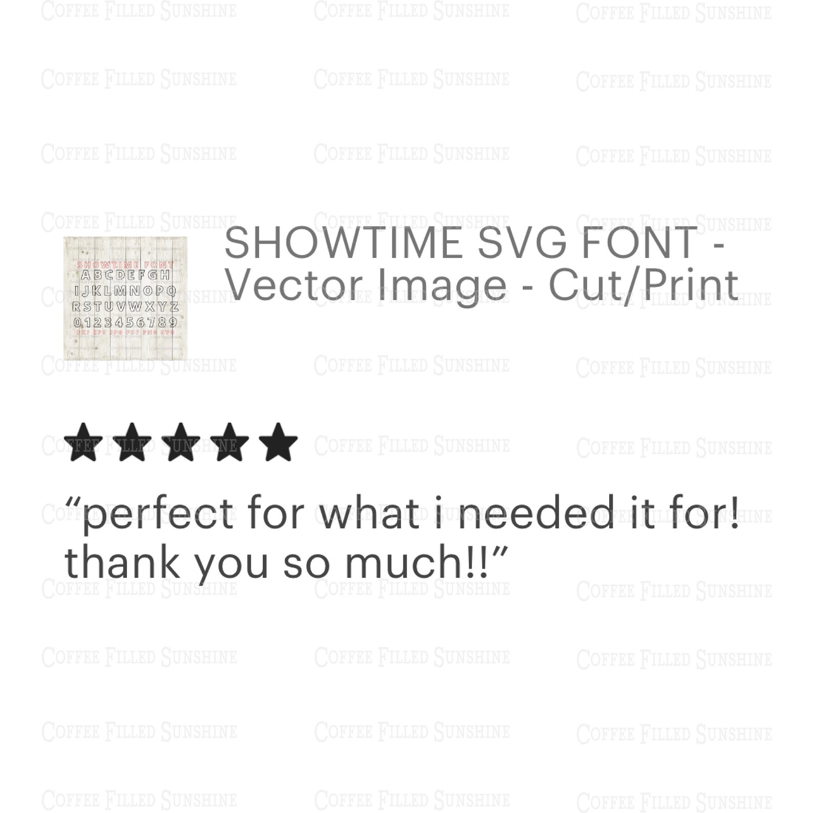 SHOWTIME SVG FONT - Vector Font - Cut/print File, Outline Font, Instant ...