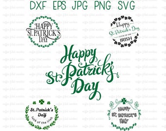 Four Leaf Clover Instant Digital Download SVG PNG JPG Files Hand Drawn ...