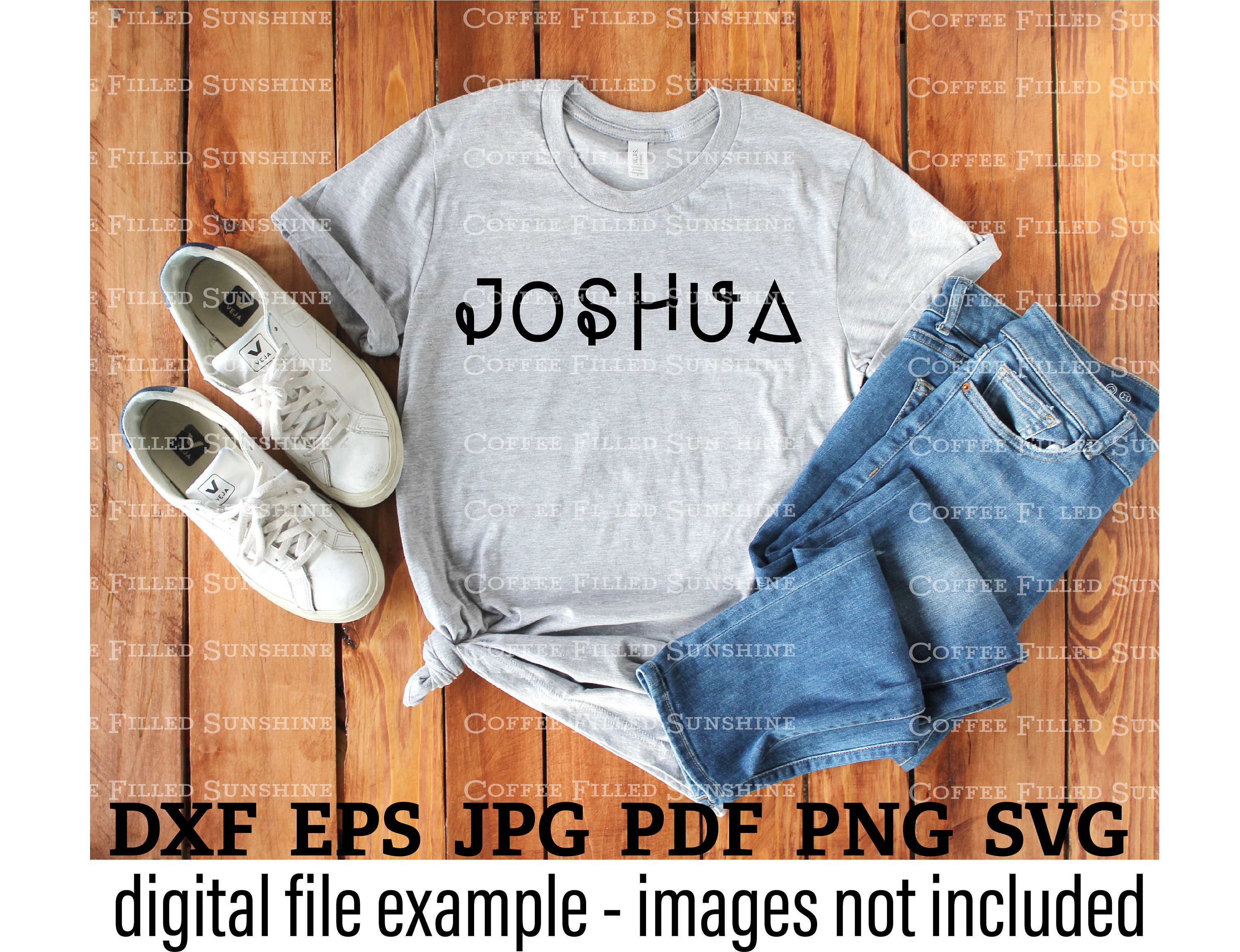 JOSHUA FONT VECTOR Svg Letters Cutter File Printable | Etsy