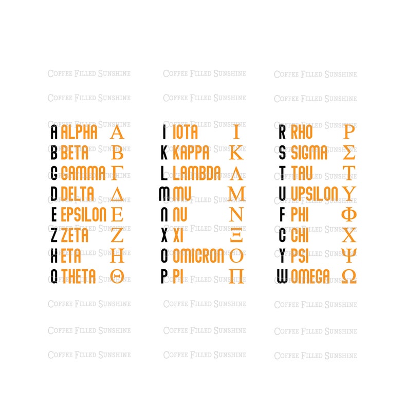 GREEK SHADOW FONT - Svg Vector Font - Cut File, Printable, Sorority ...