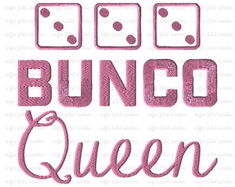 Bunco Dice Embroidery - Etsy