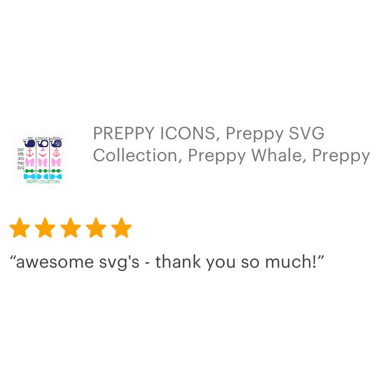 PREPPY ICONS SVG Digital File Cut Print File Stickers | Etsy