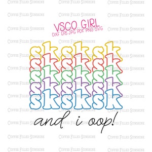 VISCO GIRL SVG Vsco Bundle Sksk Svg Aand I Oop Digital - Etsy