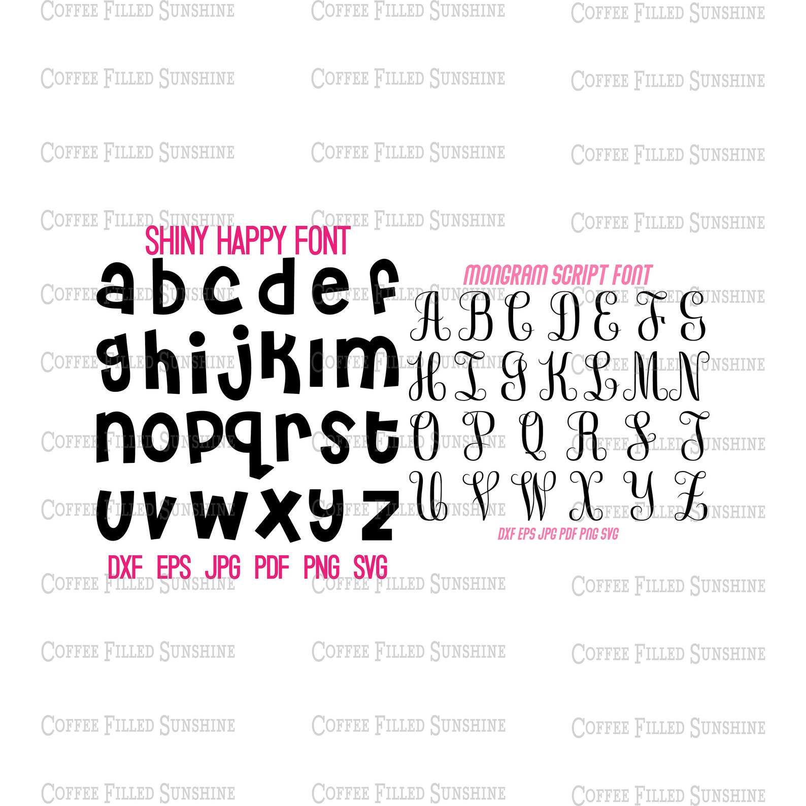 GIRLS VECTOR FONT Bundle Instant Download Dxf Eps Jpg Pdf - Etsy