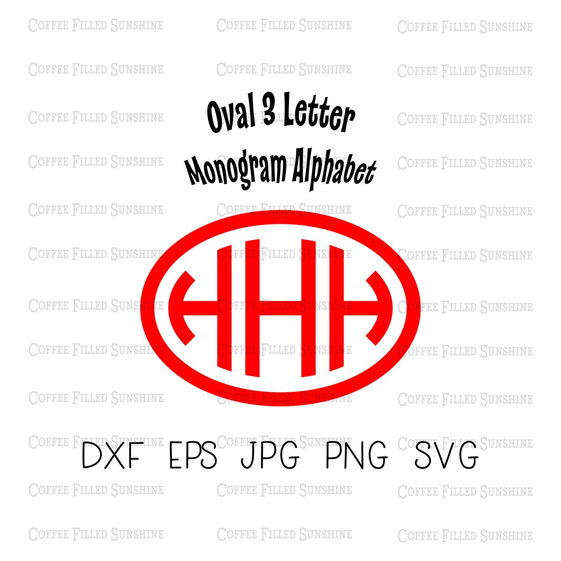OVAL 3 LETTER MONOGRAM Oval Shaped Font Oval Alphabet Boys - Etsy