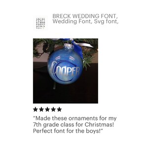 BRECK WEDDING FONT - Digital Download - Dxf Eps Jpg Png Svg - Image ...