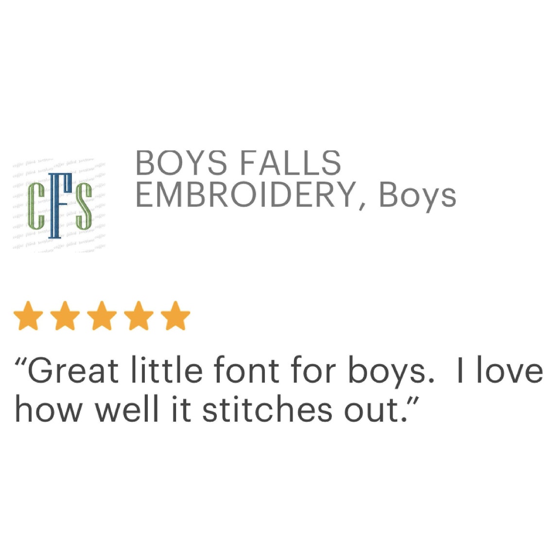BOYS FALLS EMBROIDERY Boys Monogram Baby Boy Monogramming | Etsy