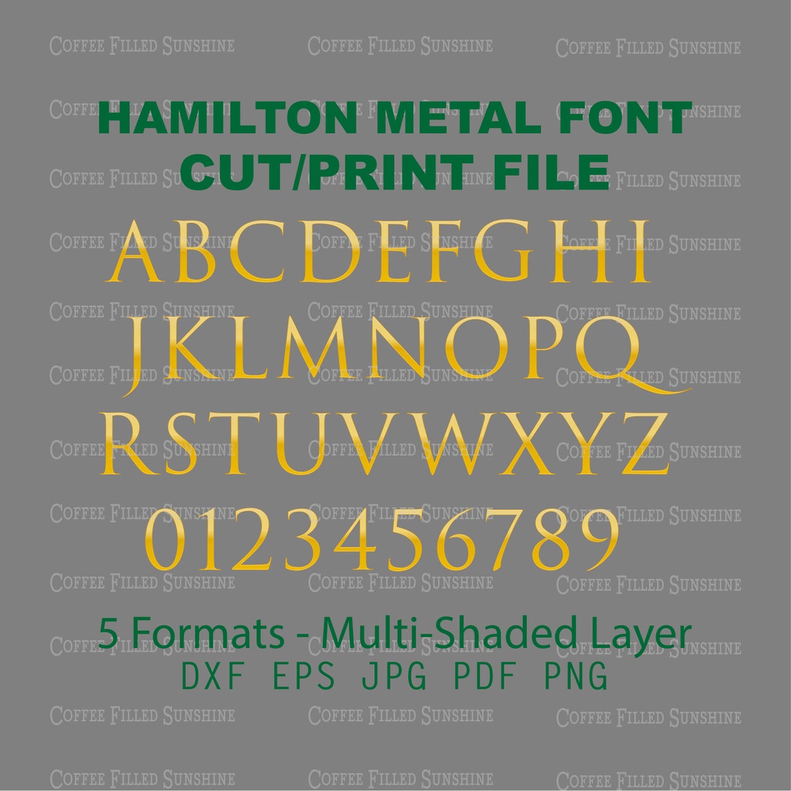 HAMILTON BUNDLE - VECTOR Letters - Digital Cut File, Hand Drawn Letters ...