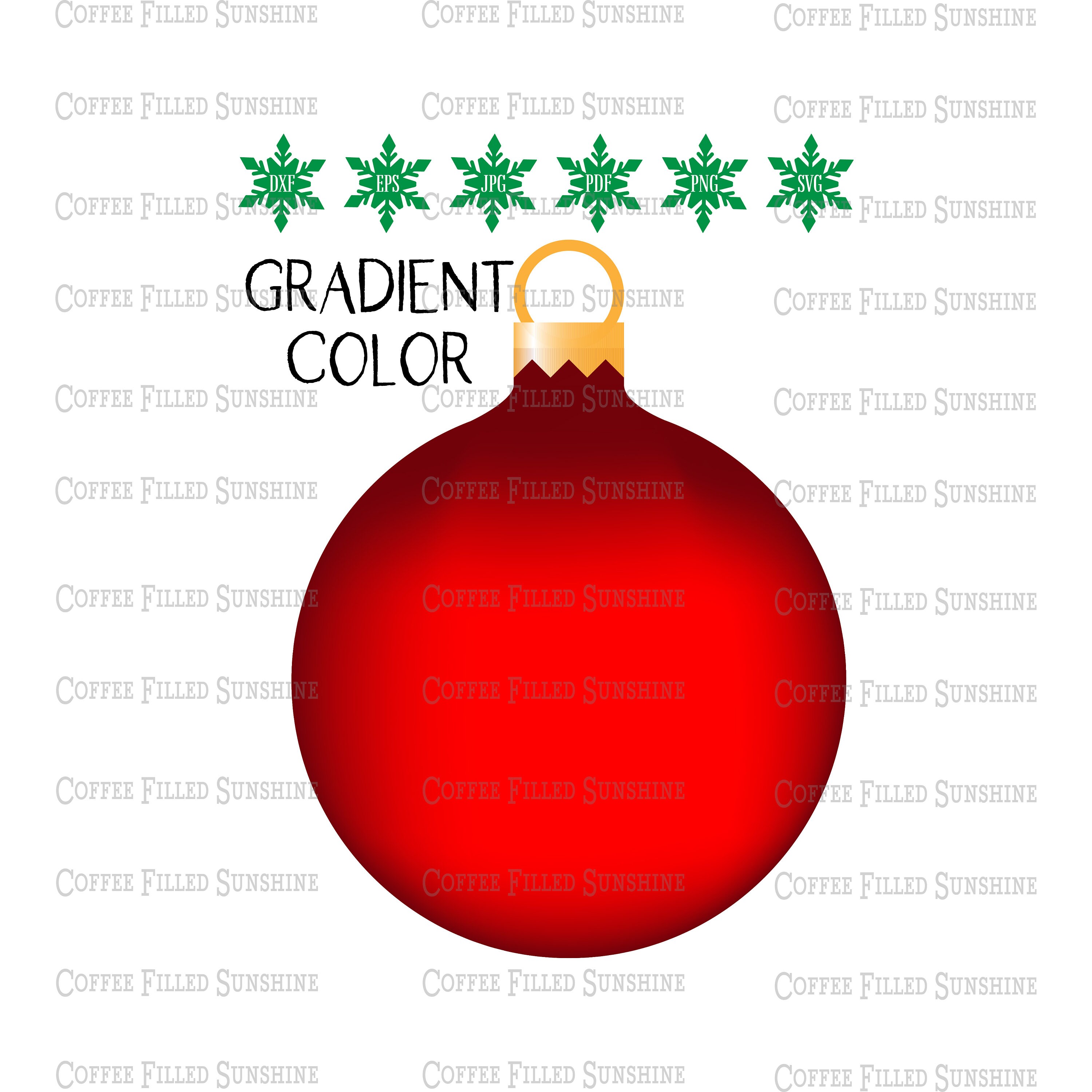 CHRISTMAS ORNAMENT SVG Baubles Digital Download Cutter - Etsy