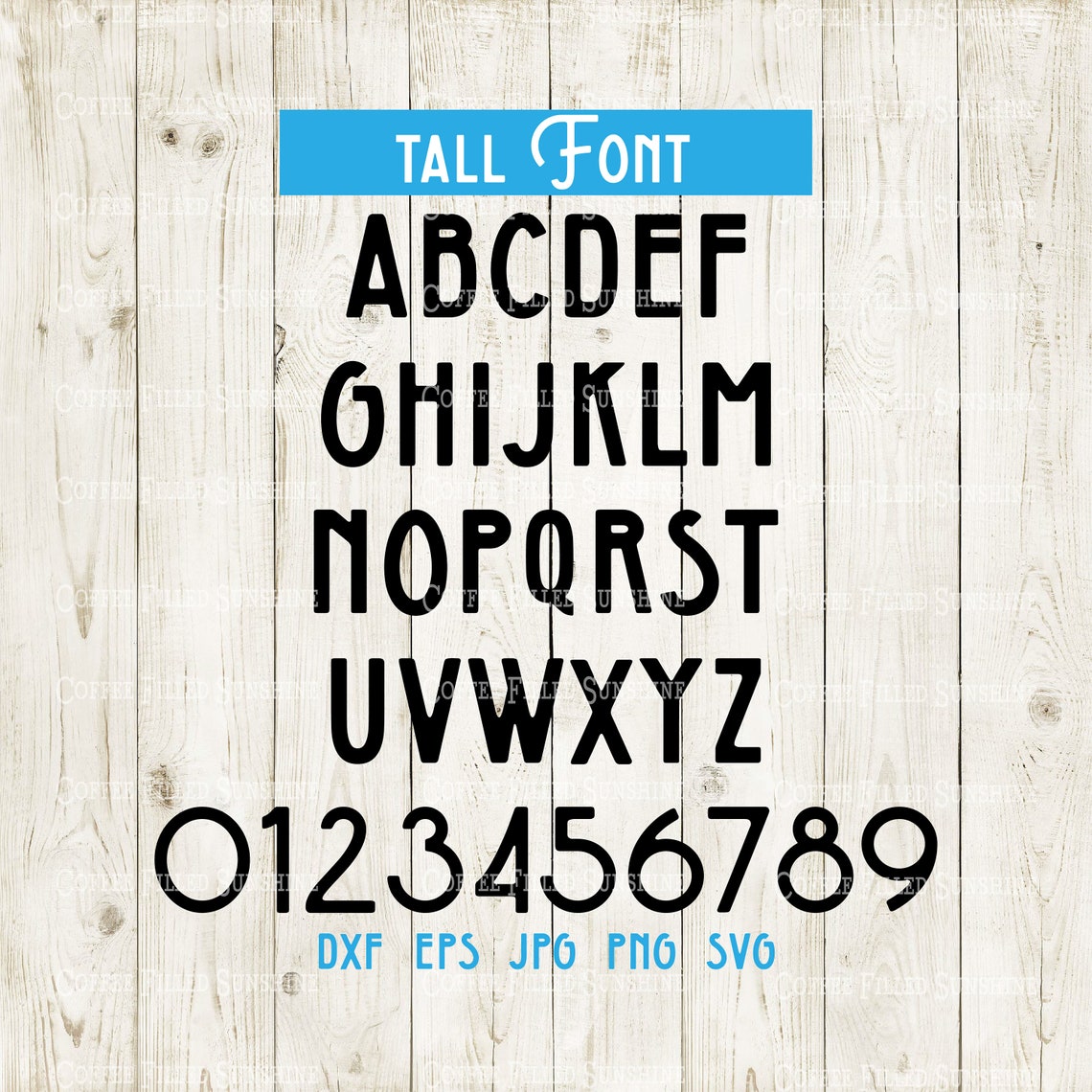 SWOOPY and TALL FONT A-Z Letters and 0-9 Numbers Included - Etsy