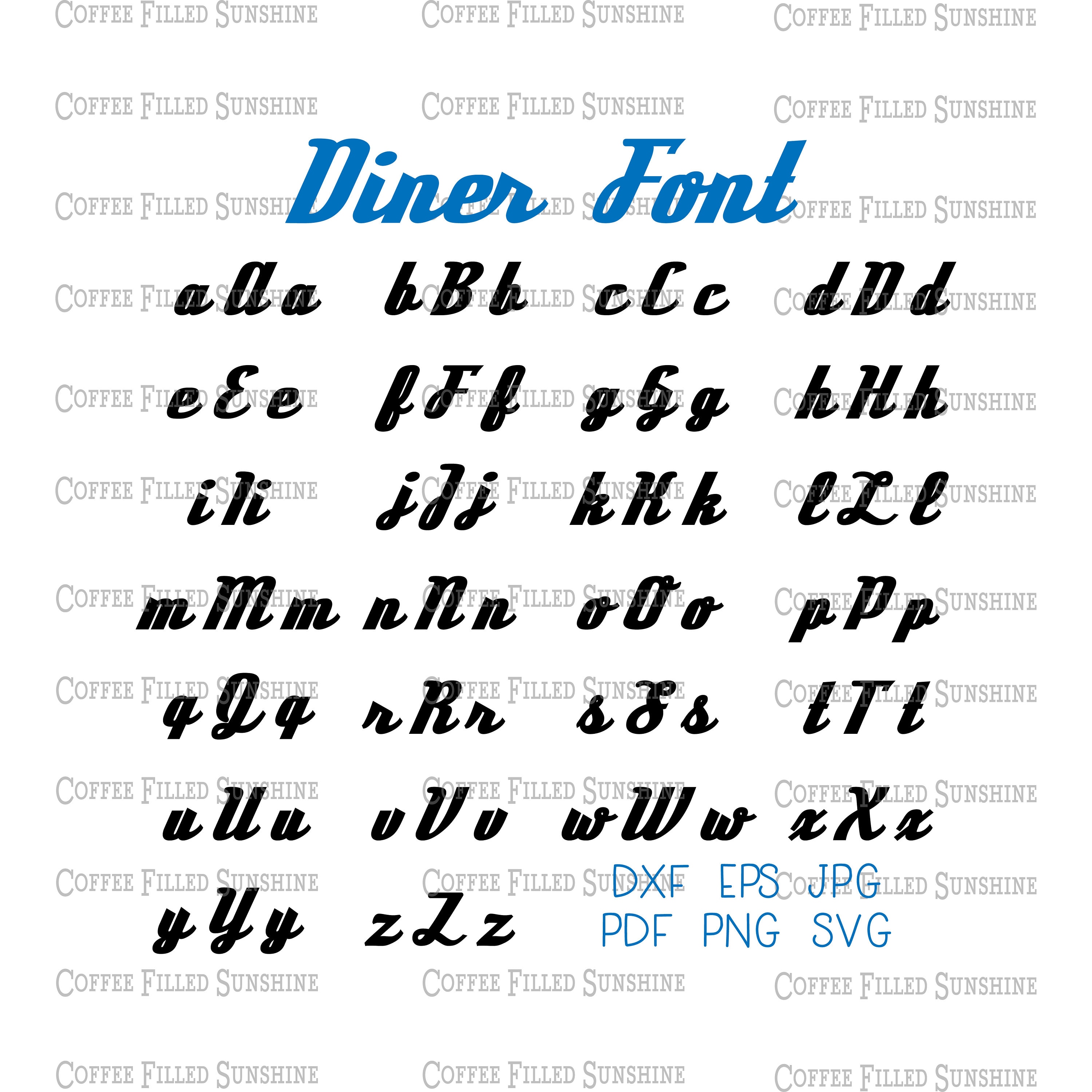 Diner Fonts Diner Font Download Free / LegionFonts
