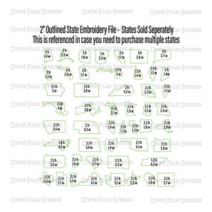 SOUTH CAROLINA Embroidery File - Digital Download 4 SC Sizes Csd Dst ...