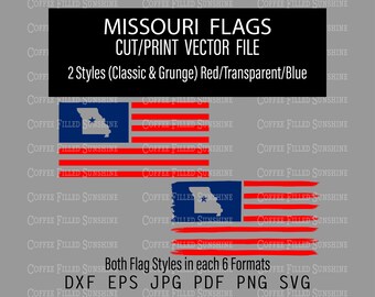 Missouri State Flag Svg - Etsy