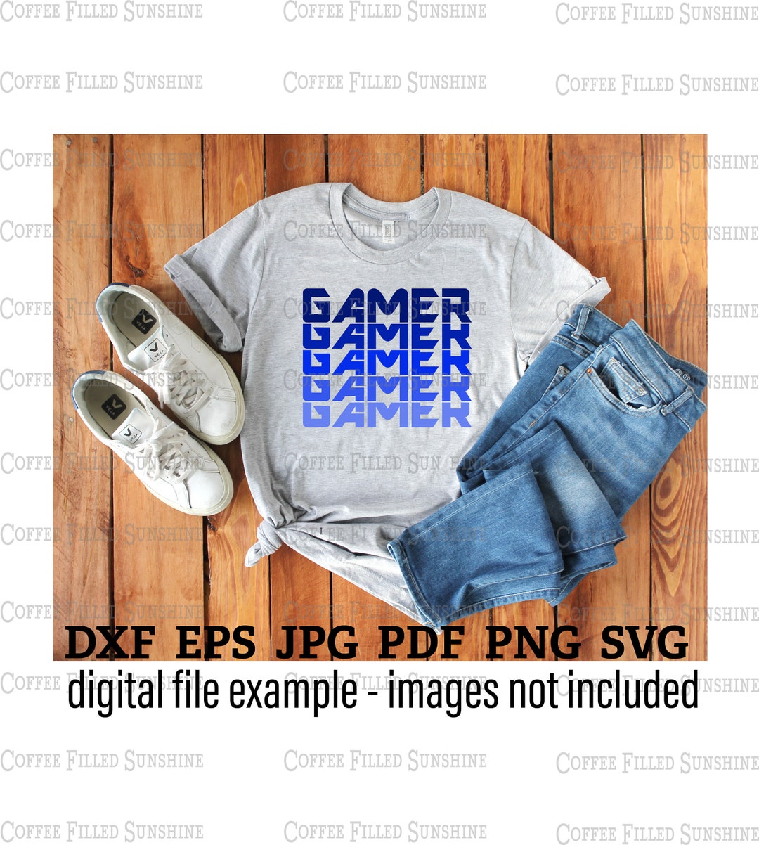 GAMER GRAPHIC SVG - Digital Download - Cut File /printable / Iron on ...