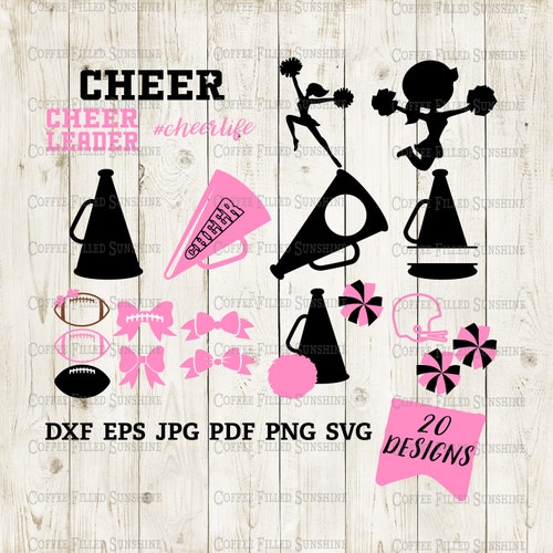Cheerleader SVG/ Cheer SVG / Cheerleader SVG / Cheerleading / | Etsy