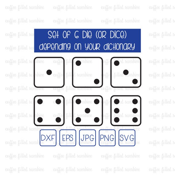 Tutorials DICE Svg dxf eps jpg png svg Bunco Queen Cut File Instant ...