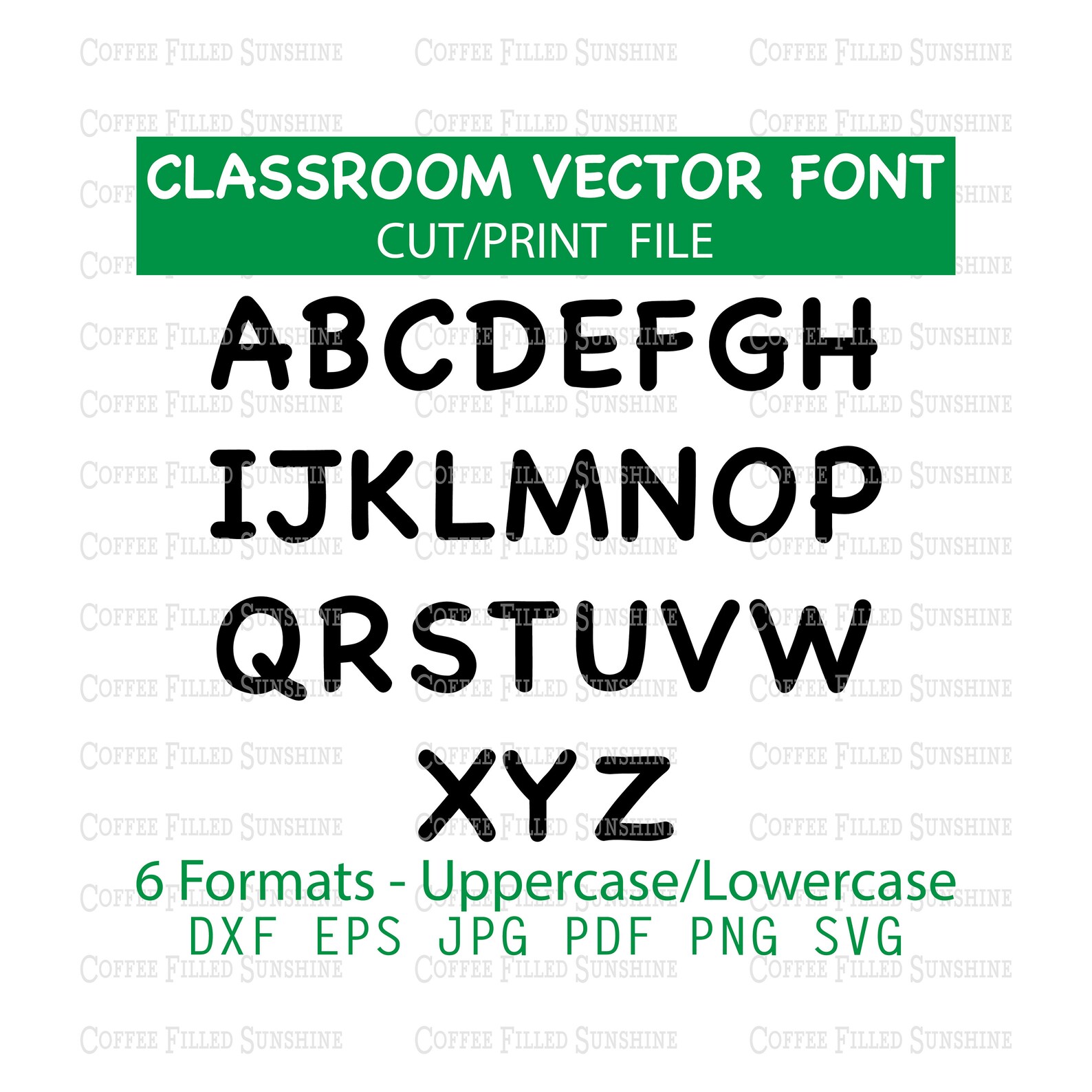 CLASSROOM FONT Schoolhouse Digital File Cut Print File | Etsy