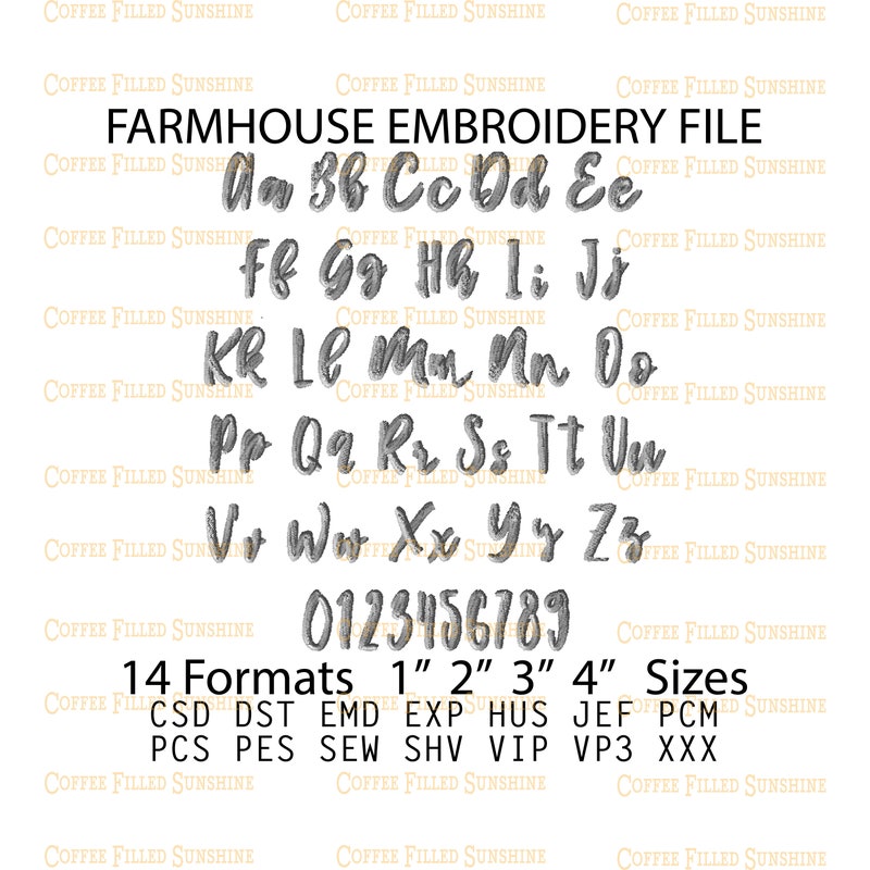 Farmhouse Font - Etsy