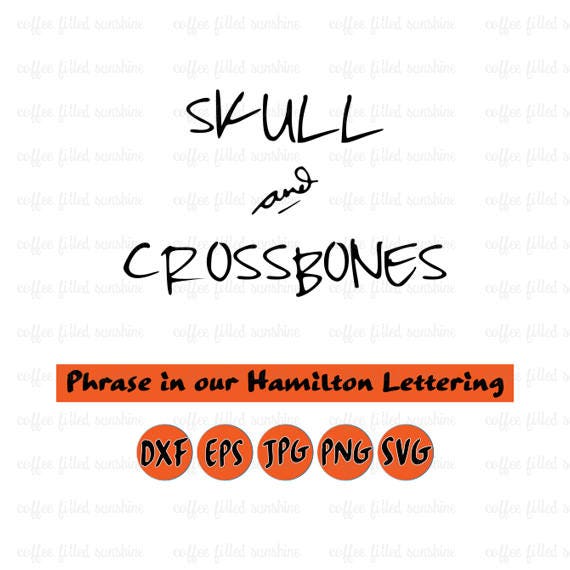 SKULL & CROSSBONES Digital Cut/Print Vector File Halloween | Etsy