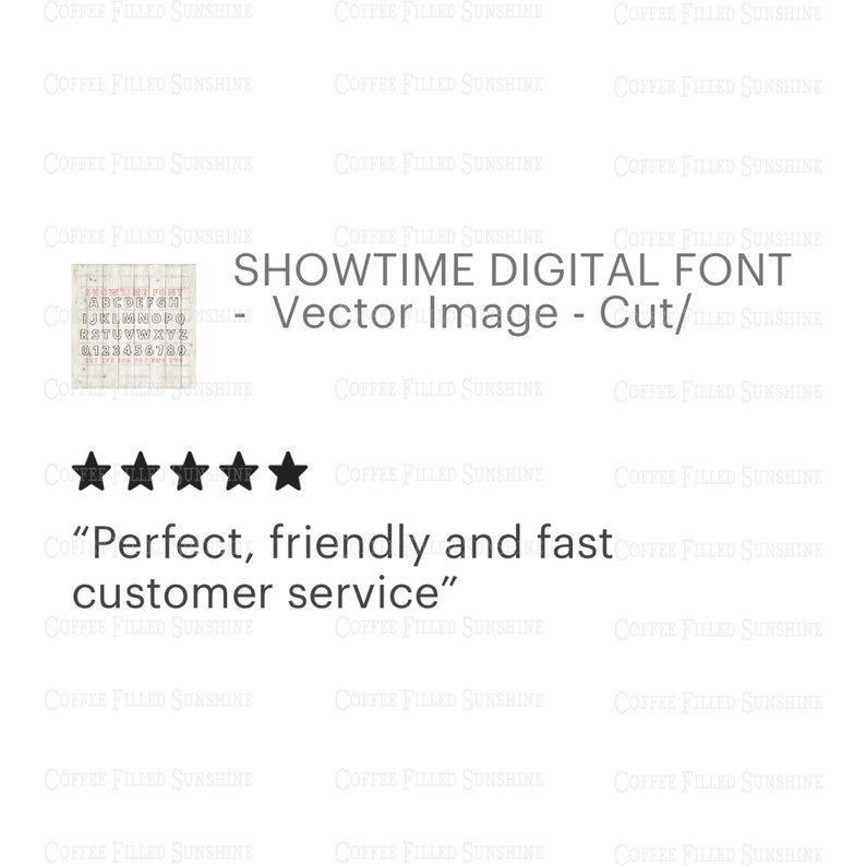 SHOWTIME SVG FONT Vector Font Cut/print File Outline - Etsy