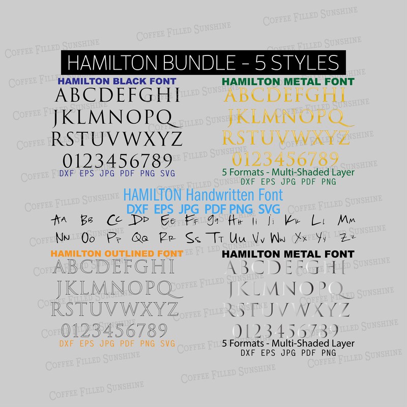 Hamilton Svg - Etsy