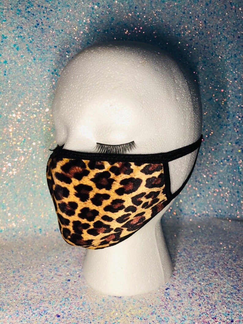 Velvet Cheetah Face Mask WASHABLE REUSABLE Face Mask - Etsy