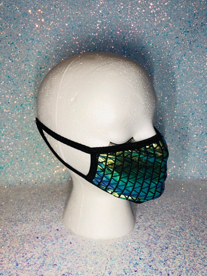 Dark Geometric Face Mask WASHABLE REUSABLE Face Mask - Etsy